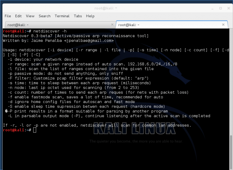 Yerel Ağda IP ile MAC Adreslerinin Tespit Edilmesi - Netdiscover - BGA ...